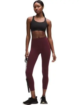 Lululemon Wunder Train High-rise Tight 25 - Burgundy Bay