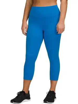 Lululemon Wunder Train High-Rise Crop 21 Poolside