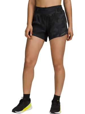 Lululemon Hotty Hot High-rise Lined Short 4 Printed