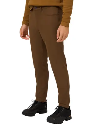 Lululemon Slim-Fit 5-Pocket Pants With ABC Technology Brown