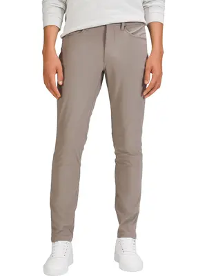 Lululemon Slim-Fit 5-Pocket Pants With ABC Technology Khaki