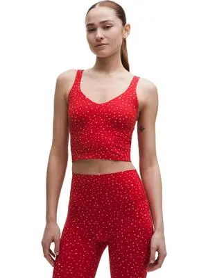 Lululemon Align™ Tank Top - Heart Scatter Dot Print Candy Cloud Oxford Red