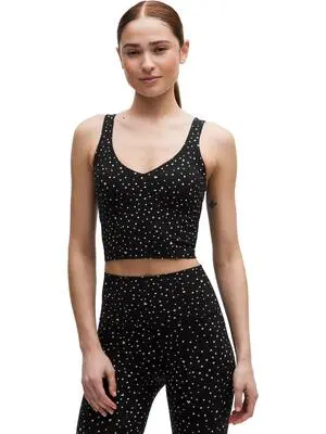 Lululemon Align™ Tank Top Heart Scatter Dot Print White Black