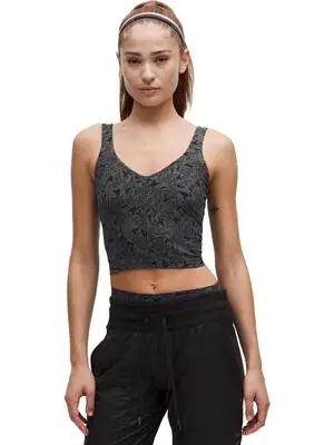 Lululemon Align™ Tank Top Mini Filigree Lace Grey Multi