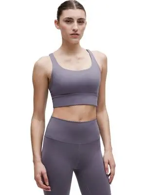 Lululemon Energy Longline Bra Grape Mist