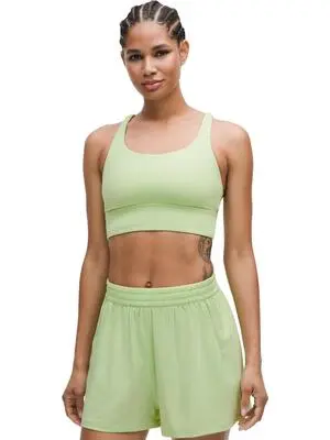 Lululemon Energy Longline Bra - Lemongrass