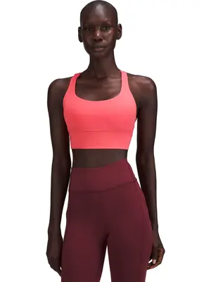 Lululemon Energy Longline Bra Pale Raspberry