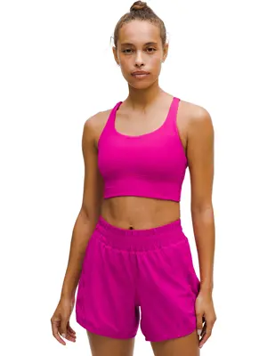 Lululemon Energy Longline Bra Ripened Raspberry