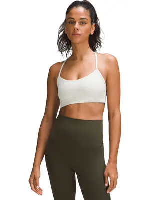 Lululemon Flow Y Bra Nulu Bone