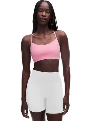 Lululemon Flow Y Bra Nulu Candy Cloud