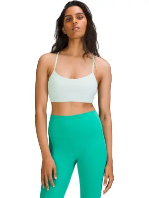 Lululemon Flow Y Bra Nulu Delicate Mint