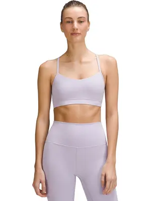 Lululemon Flow Y Bra Nulu Lilac Ether