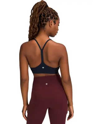 Lululemon Flow Y Bra Nulu Navy