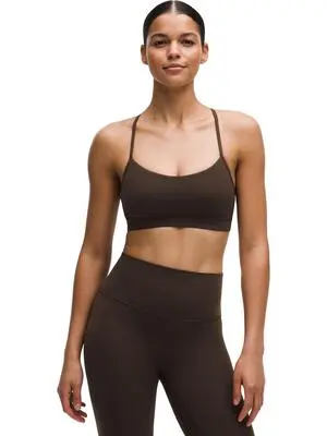 Lululemon Flow Y Bra Nulu - Walnut Crunch