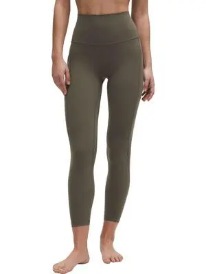 Lululemon Align™ High-Rise 25" Leggings With Pockets Army Green