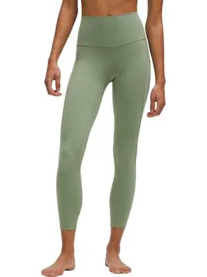 Lululemon Align™ High-Rise 25" Leggings With Pockets Desert Green