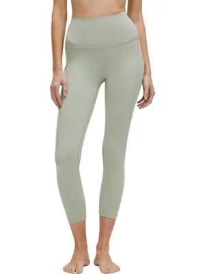 Lululemon Align™ High-Rise 25" Leggings With Pockets Fog Green