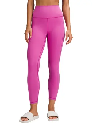 Lululemon Align™ High-Rise 25" Leggings With Pockets Pow Pink Tone