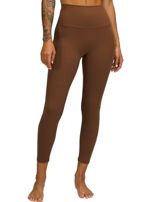 Lululemon Align™ High-Rise 25" Leggings With Pockets Roasted Brown