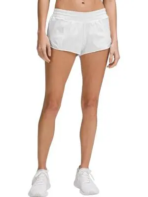 Lululemon Hotty Hot Low-rise Lined Short 2.5 - White