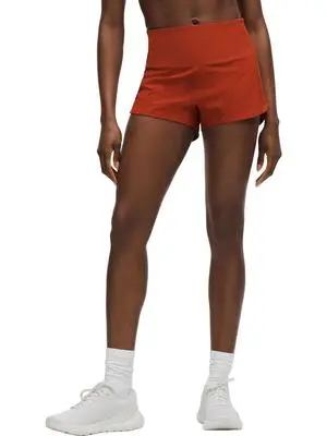 Lululemon Speed Up High-Rise Lined Short 2.5" Autumn Rust