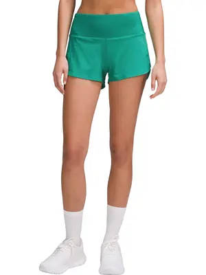 Lululemon Speed Up High-Rise Lined Short 2.5" Cascadia Green