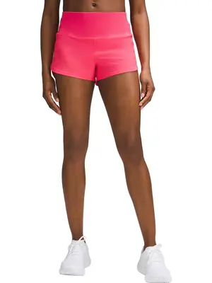 Lululemon Speed Up High-Rise Lined Short 2.5" Glaze Pink