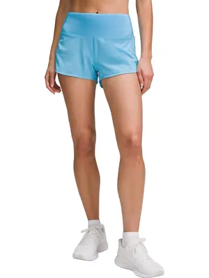 Lululemon Speed Up High-Rise Lined Short 2.5" Kayak Blue Light