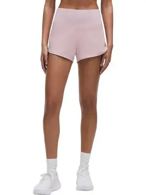 Lululemon Speed Up High-Rise Lined Short 2.5" Pink Haze