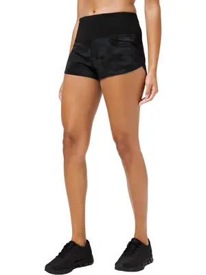 Lululemon Speed Up High-Rise Lined Short 2.5" Printed