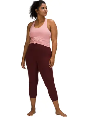 Lululemon Lululemon Align™ High-Rise Crop With Pockets 23" Red