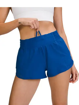 Lululemon Hotty Hot High-Rise Lined Short 2.5" Navy