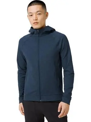 Lululemon City Sweat Full-zip Hoodie - Heathered True Navy