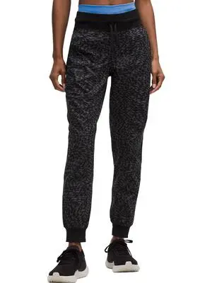 Lululemon Dance Studio Mid-Rise Jogger Leopard Warp Black Multi