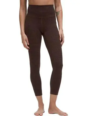 Lululemon Align™ High-Rise Pant With Pockets 25" Glow Grid Lava Cake