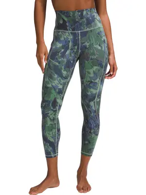 Lululemon Align™ High-Rise Pant With Pockets 25" Nouveau Marble Palm Court Multi