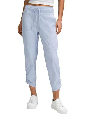Lululemon Dance Studio Mid-Rise Cropped Pant Blue Linen