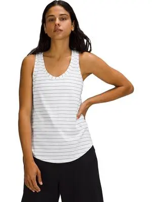 Lululemon Lululemon Love Tank Top Short Serve Stripe White Black