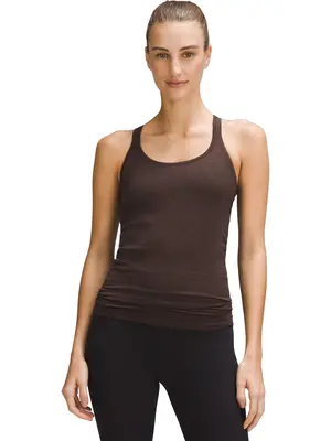 Lululemon Ebb To Street Tank Top Espresso