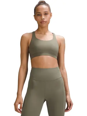 Lululemon Energy Bra Army Green
