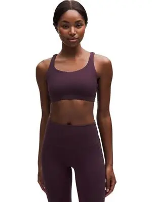 Lululemon Energy Bra Black Plum