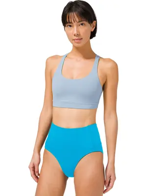 Lululemon Energy Bra Blue Linen