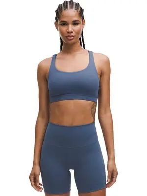 Lululemon Energy Bra Blue Twill
