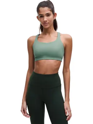 Lululemon Energy Bra Crater Blue