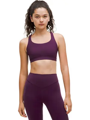 Lululemon Energy Bra Dramatic Magenta