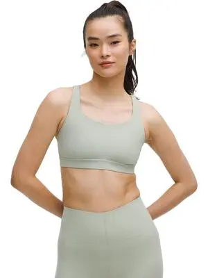 Lululemon Energy Bra Fog Green