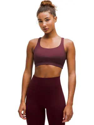 Lululemon Energy Bra Garnet