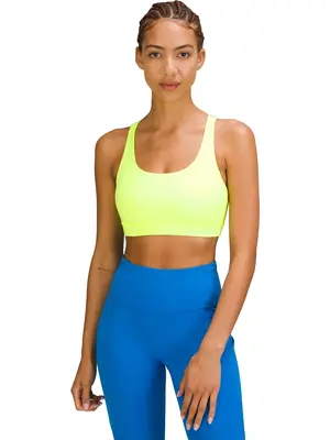 Lululemon Energy Bra Highlight Yellow