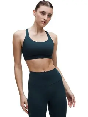 Lululemon Energy Bra Indochine Blue