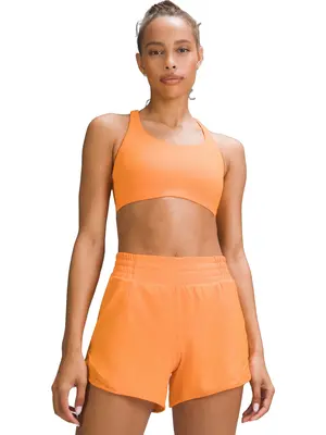 Lululemon Energy Bra Lit Orange